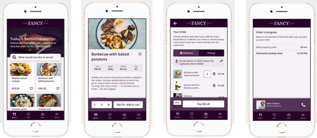 Fancy App UX / UI Design - Webby Art